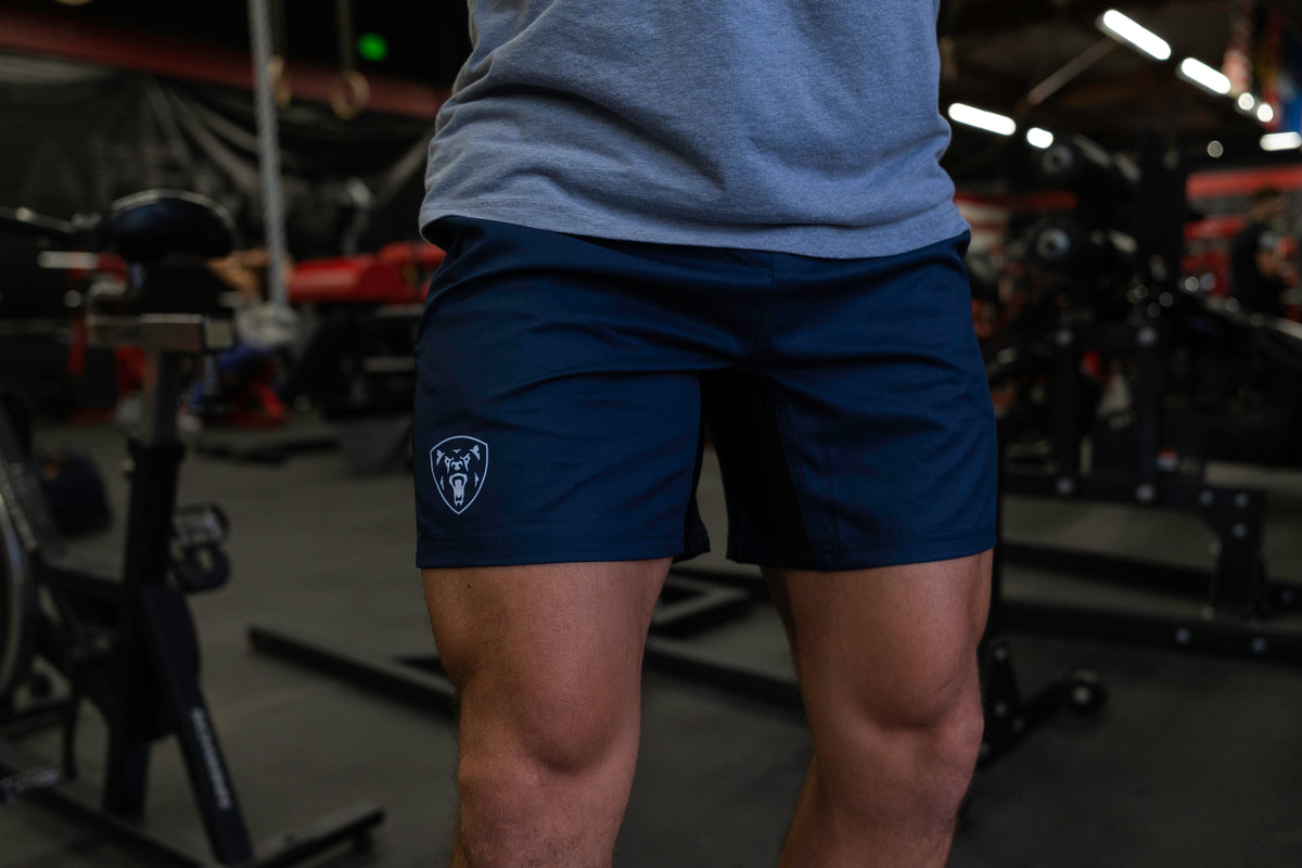 Navy Blue Training Shorts - Regular Fit – Bears Den Collective